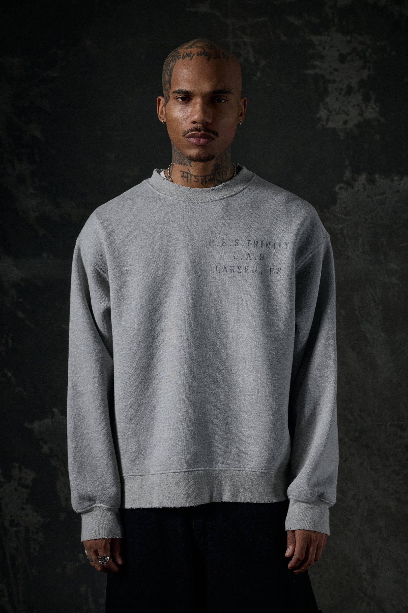 Corps Crewneck - Heather Grey – TRINITY
