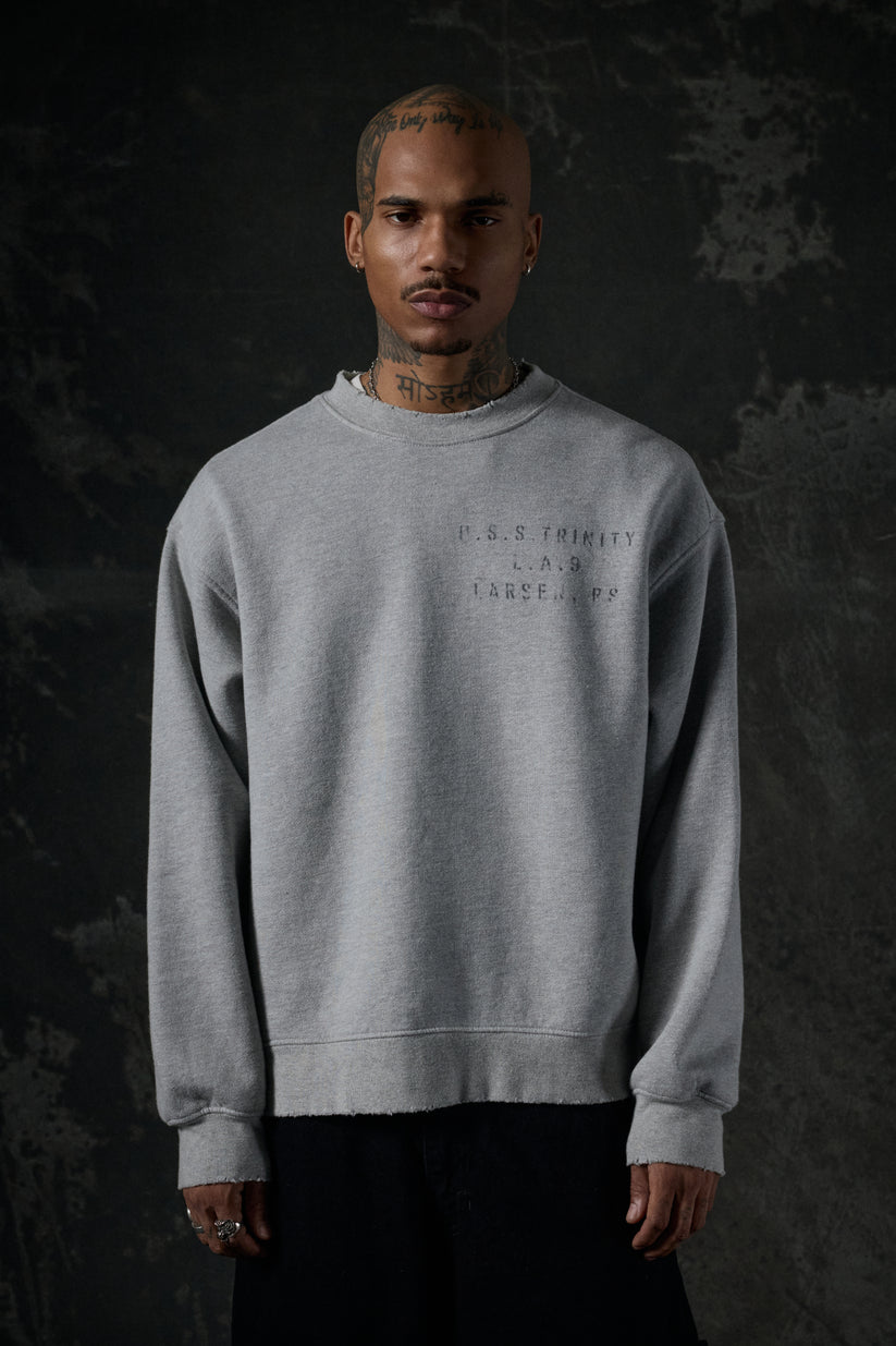 Corps Crewneck - Heather Grey – TRINITY