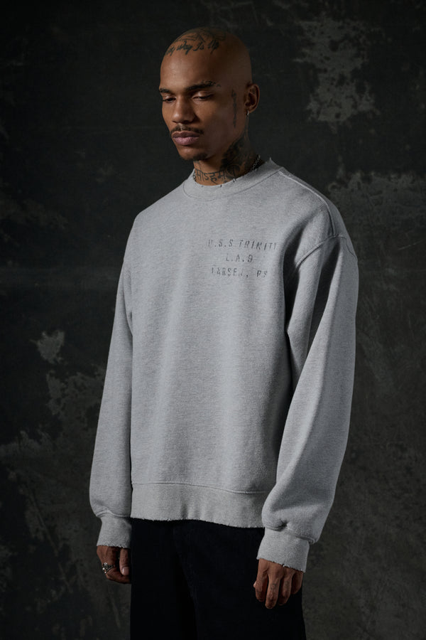 Corps Crewneck - Heather Grey – TRINITY