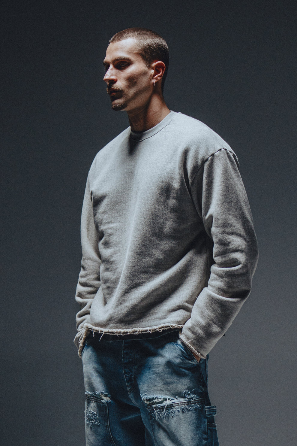 Kyoto Crewneck - Heather Grey – TRINITY